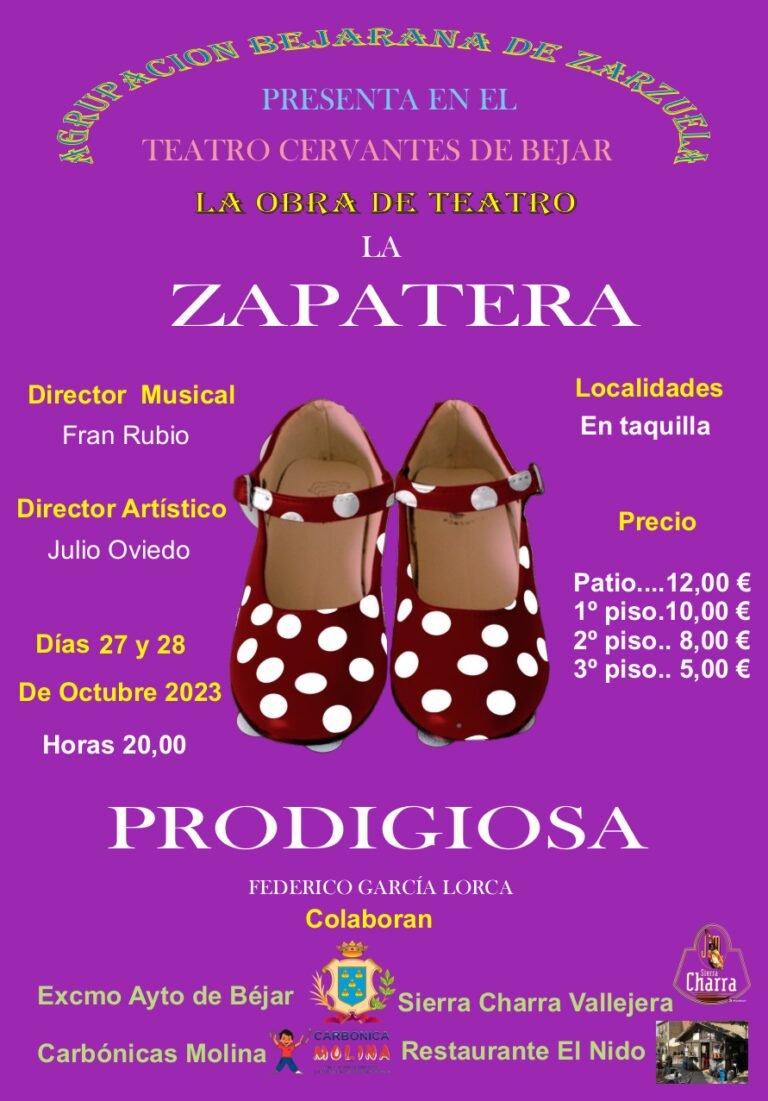 'La Zapatera Prodigiosa', nueva obra de la ABZ - Béjar en Europa